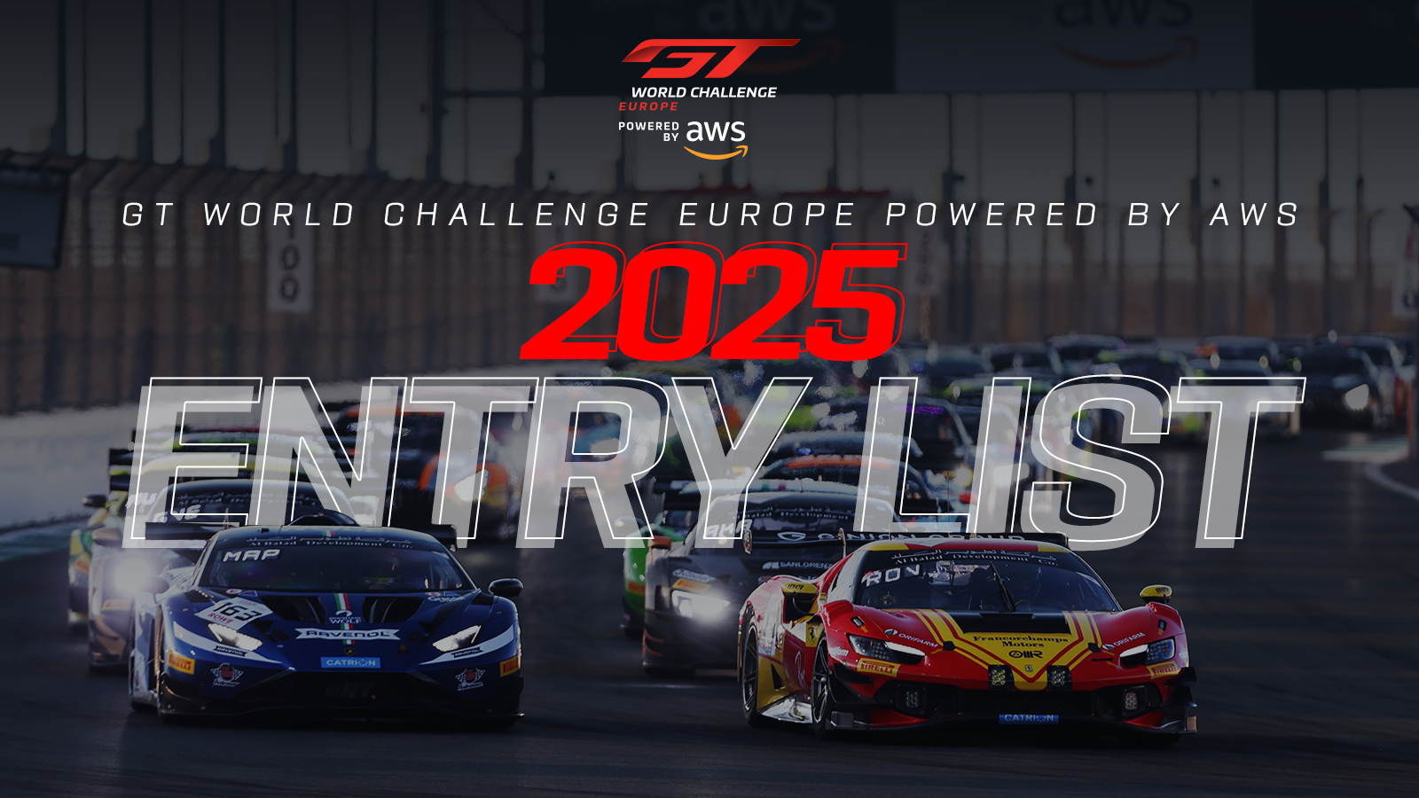 GT World Challenge Europe powered by AWS reveals booming 2025 grid featuring 10 manufacturers ...